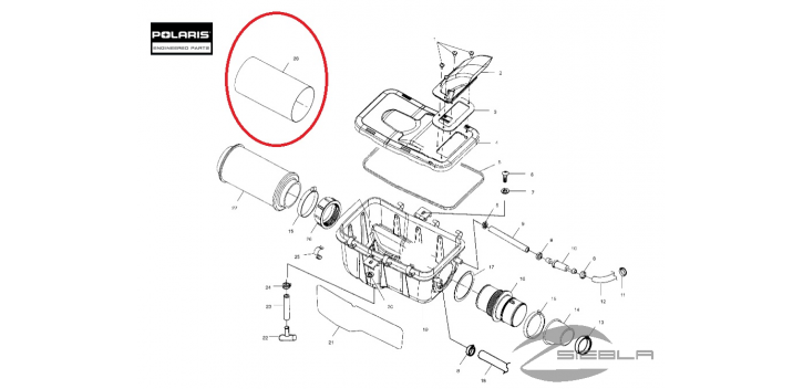 PRE-FILTRO AIRE POLARIS STANDARD